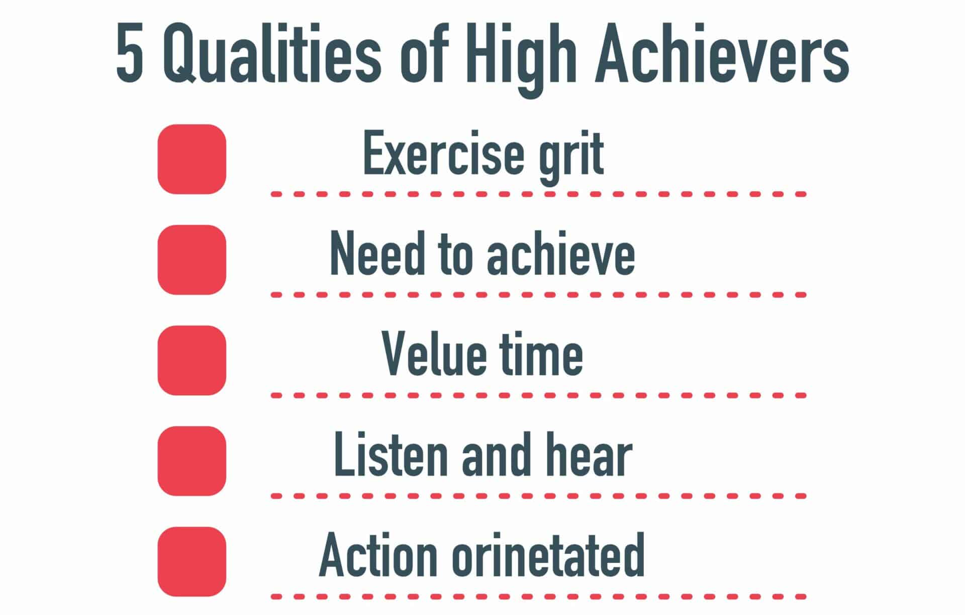 The Qualities Of High Achievers - SACAP